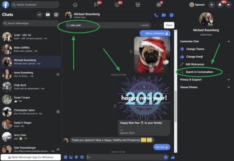 How To Search Facebook Messenger & FB Messages 2020